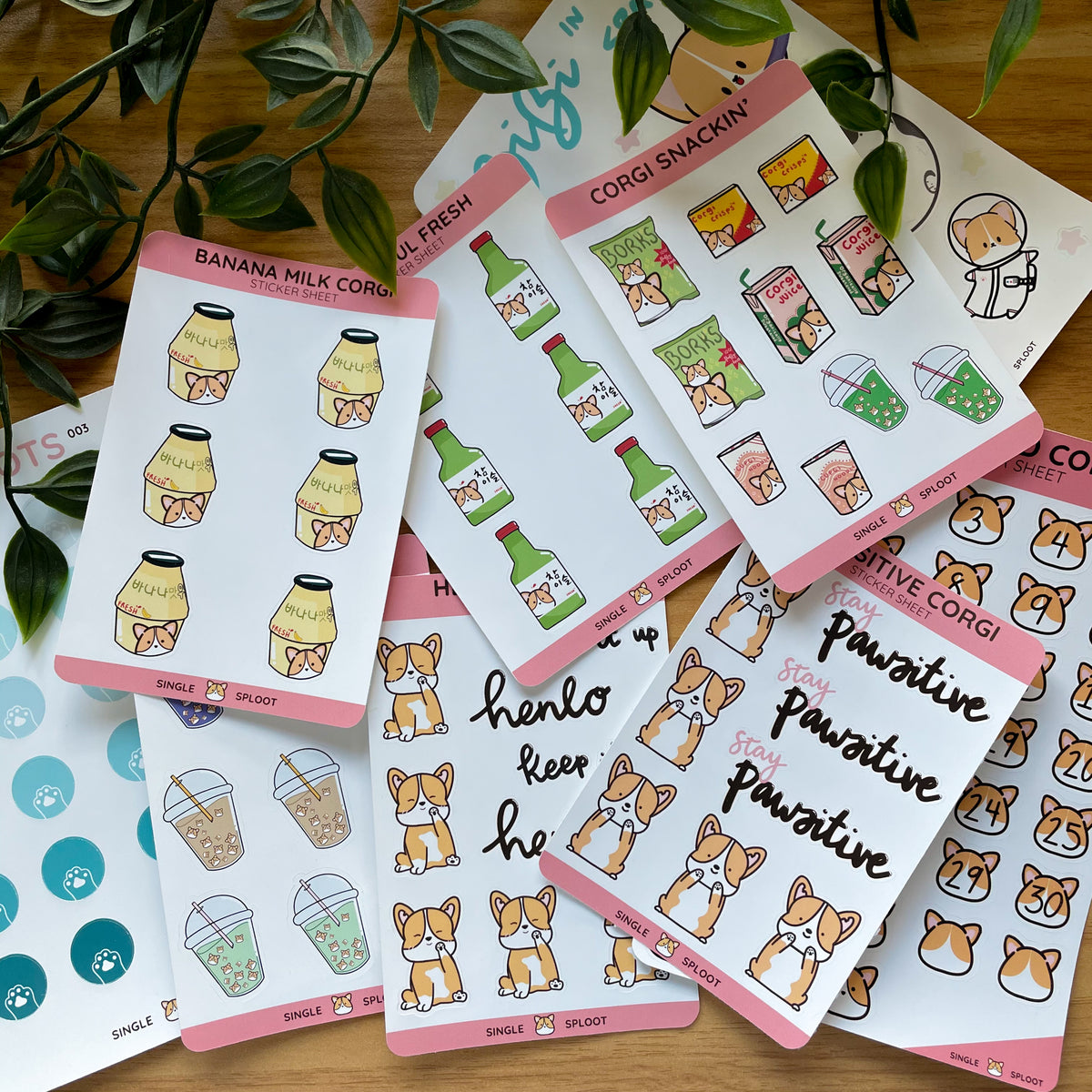 Sticker Sheets – Single Sploot