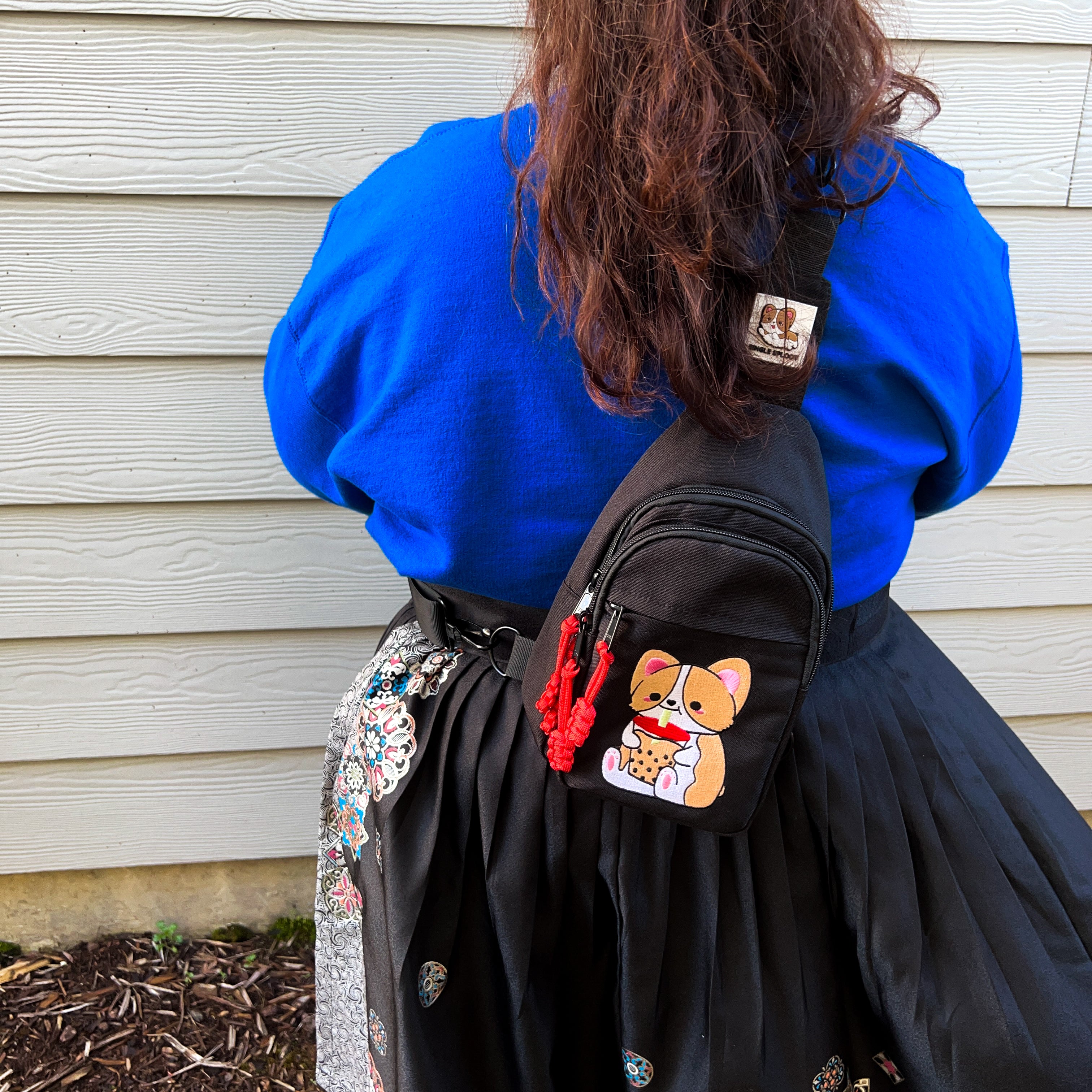 Single Sploot Corgi Stickers & Stuff